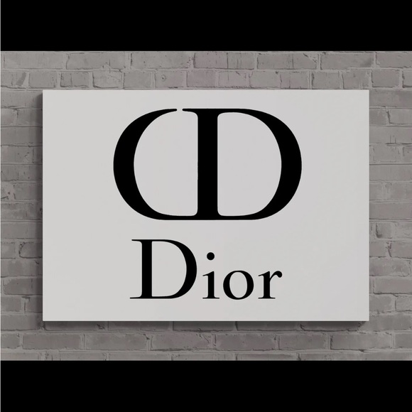 Other | Rare Large Dior Thick Metal Glass Gloss Stunning Shop Display ...